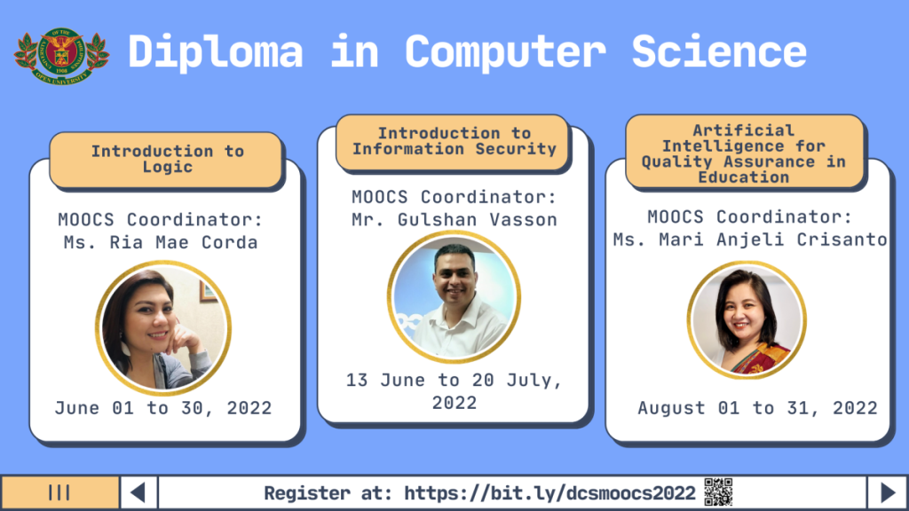 A Thousand Enroll for Three UPOU Diploma in Computer Science Program MOOCs – UP Padayon Public ...