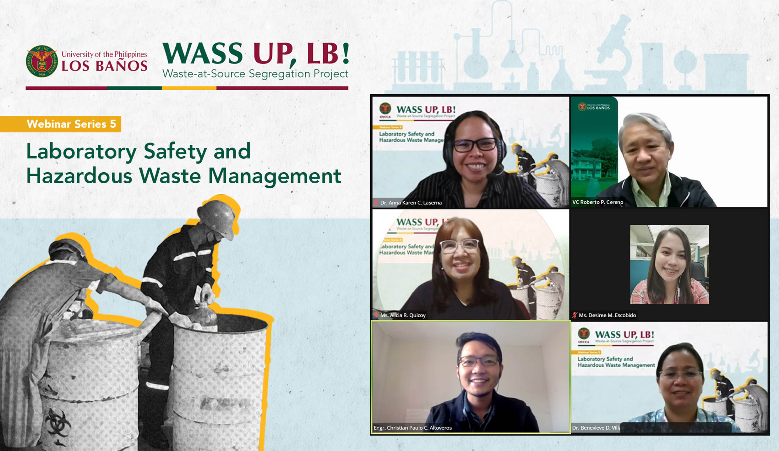 UPLB holds webinar on laboratory safety hazardous waste management – UP ...
