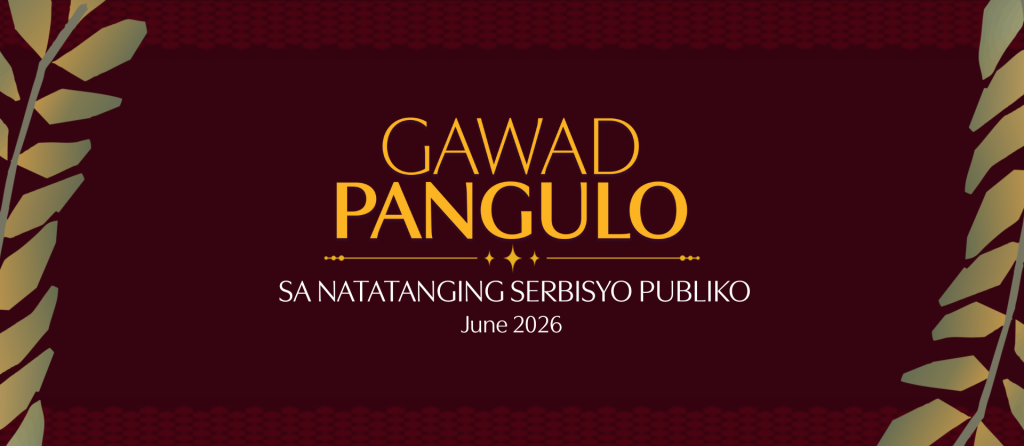Gawad Pangulo sa Natatanging Serbisyo Publiko – Padayon UP Public ...